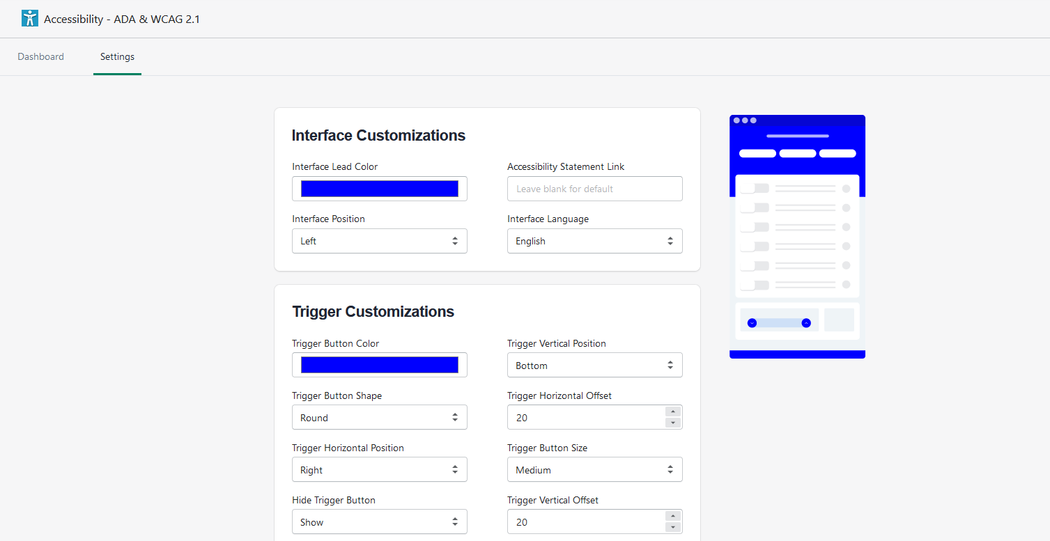 How can I create a custom button that opens the interface ...